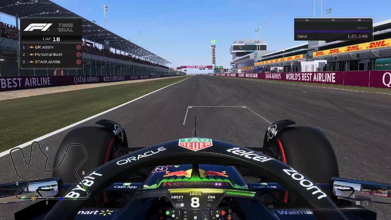 F1 23 first time Qatar!!! - YouTube