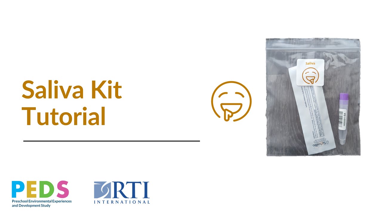 PEDS: Saliva Kit Tutorial - YouTube