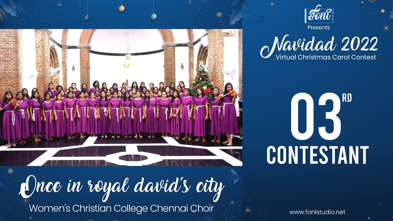 Once in royal David's city | Contestant 3 | Navidad 2022 | Virtual ...