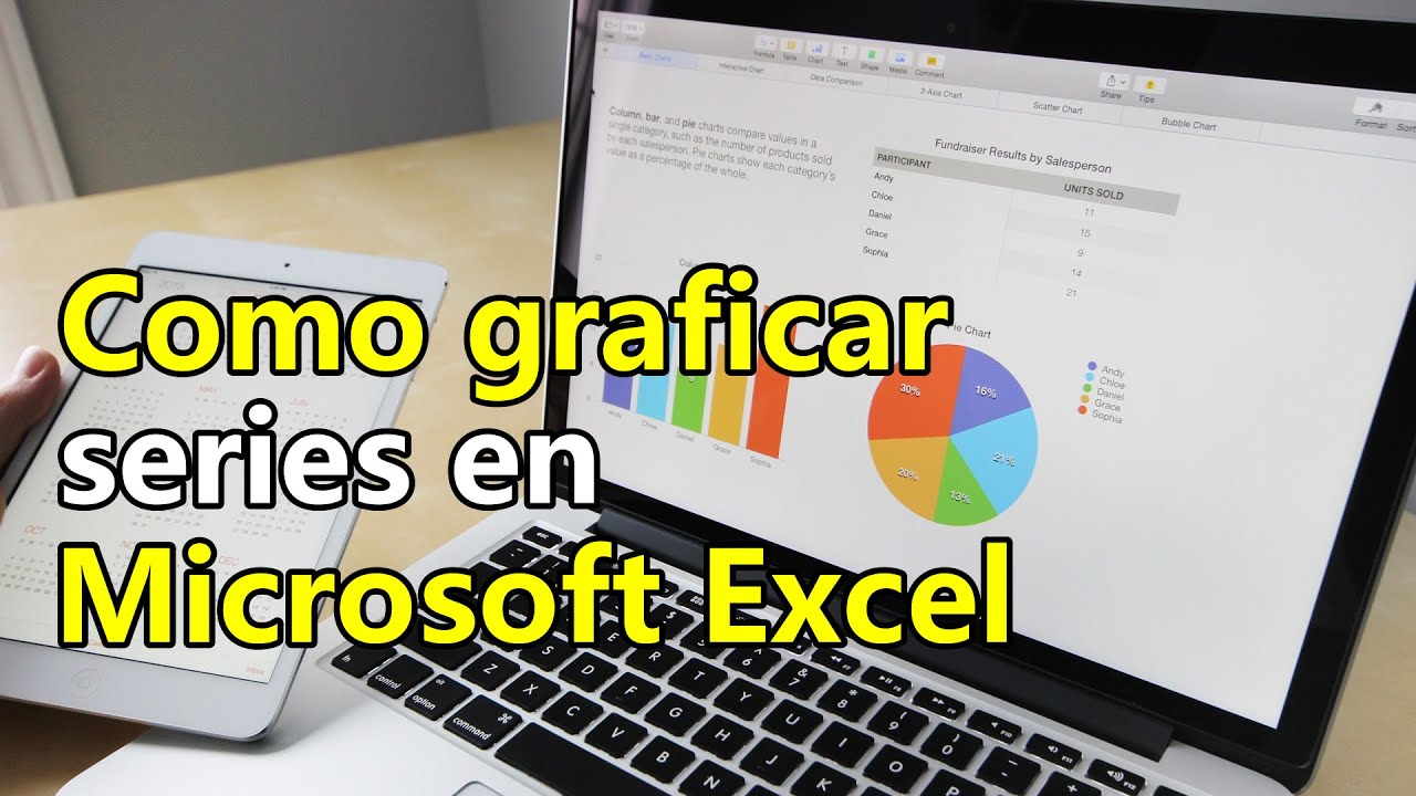 Como graficar series en Microsoft Excel - YouTube