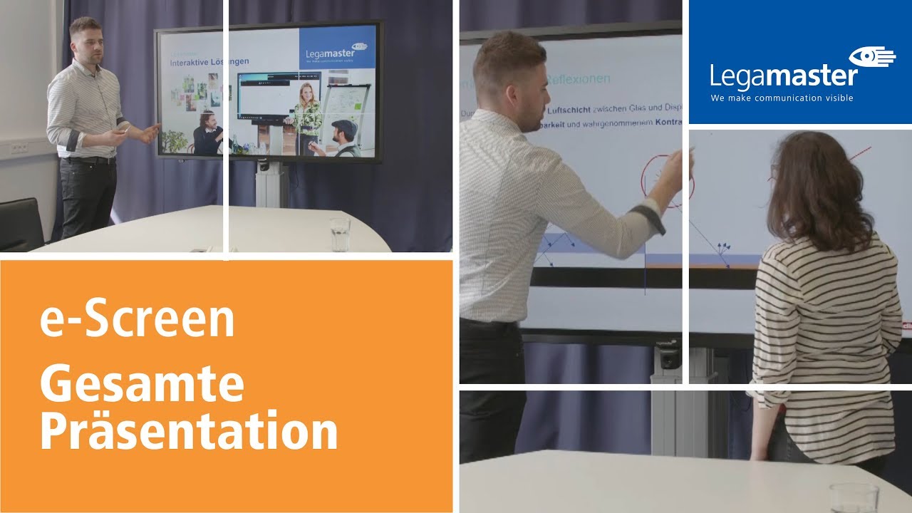Legamaster e-Screen Vorführung: Gesamte Präsentation - YouTube