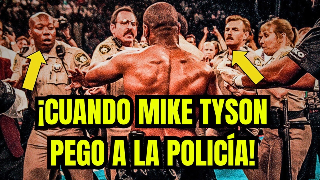 ¡CUANDO MIKE TYSON SE ENFRENTÓ A LA POLICÍA EN EL RING! 😱 - YouTube