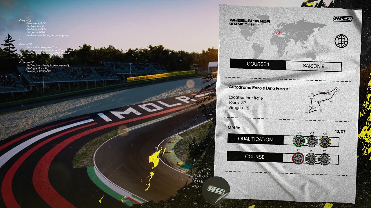 @sikaoff | DEBUT DE LA SAISON 9 DU WSC ! WSC - Saison 9 Round 1 : Imola ...