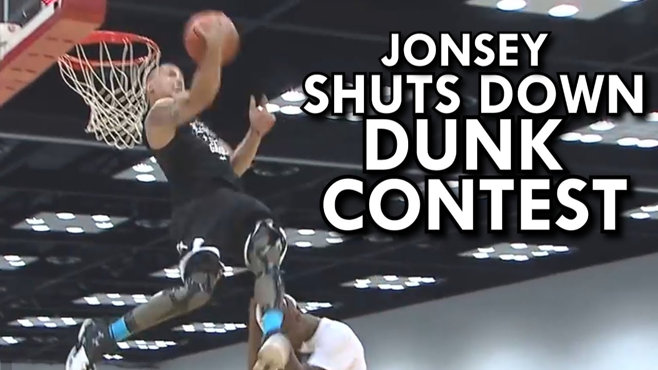 DUNK CONTEST SHUT DOWN!!! 6'0" JONSEY ALL PERFECT DUNKS! - YouTube
