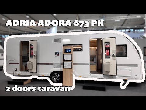 🎥💥 ADRIA ADORA 673 PK | 2 doors caravan | Interior and Exterior Walkaround
