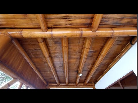 MIRA BIEN ESTOS TECHOS DIFERENTES DE BAMBÚ - YouTube