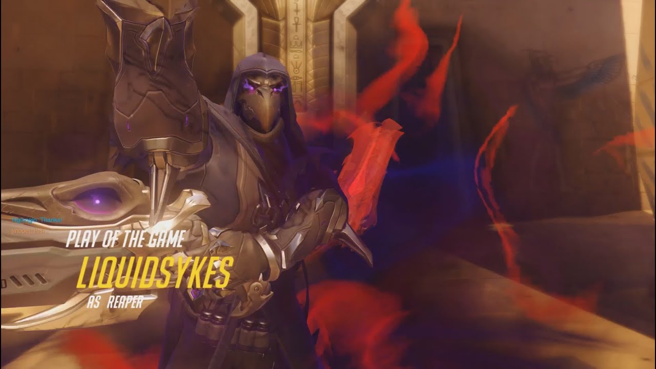 Overwatch - Reaper - Temple of Anubis Attack - TEMPLE RUN - YouTube