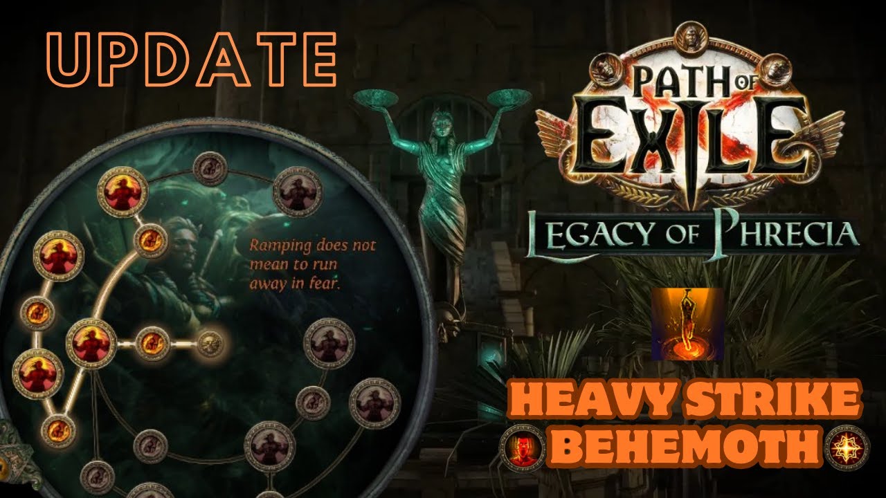 POE - Heavy Strike Behemoth Build - Mapping Showcase - Yellow Maps ...