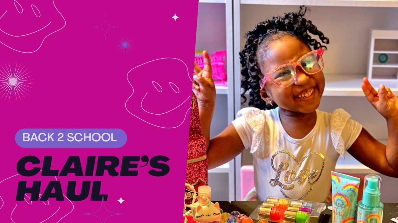 Back to School - Claire’s Haul - YouTube
