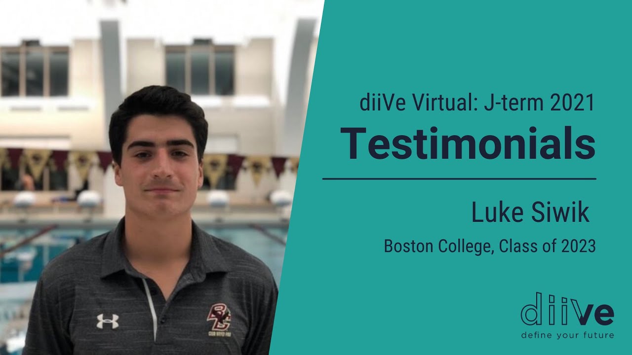 Testimonials: Luke Siwik, Boston College - YouTube