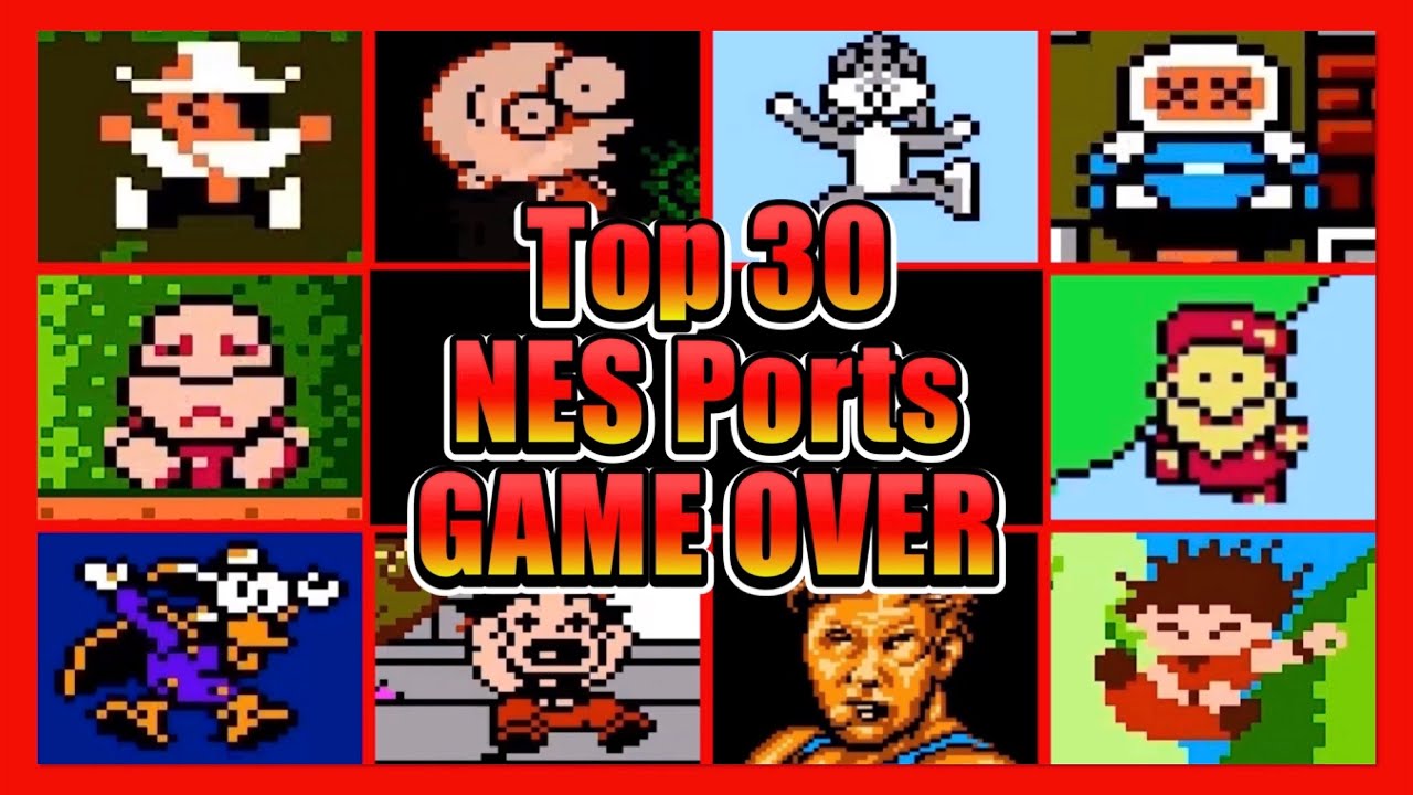 Top 30 NES Ports Game Over Screens - Part 4 - YouTube