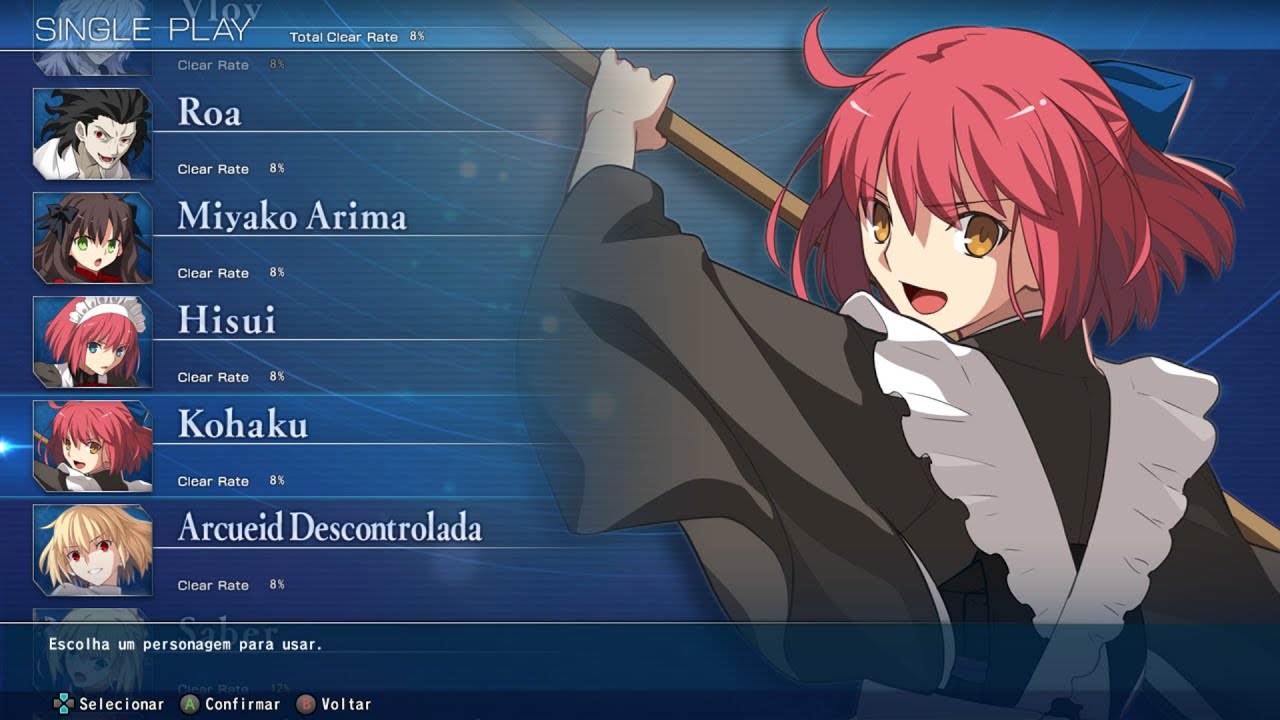 Melty Blood Type Lumina (PC) Kohaku - Story Mode [Longplay] - YouTube