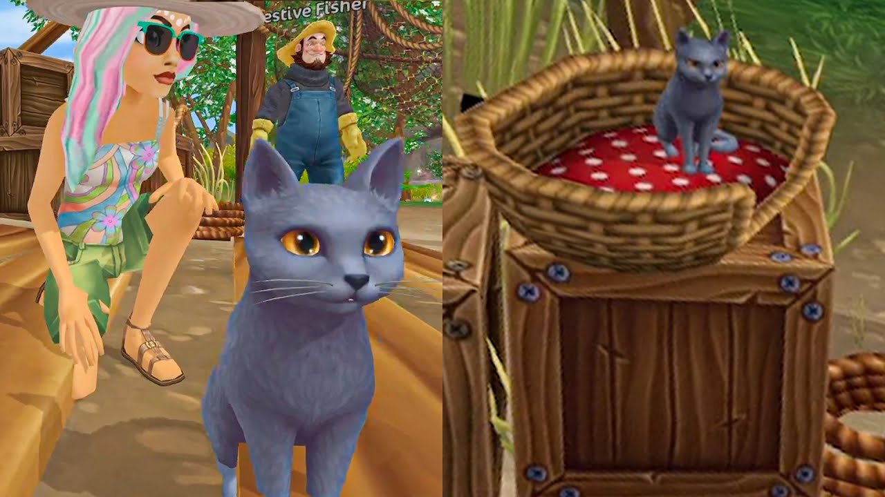 Adopting The Free Cat - Star Stable Online Beach Update - YouTube