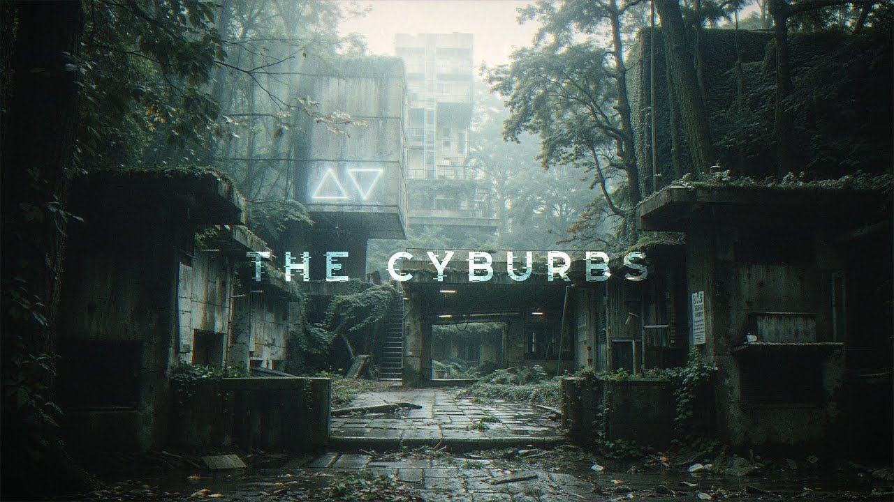 The Cyburbs - Calm Cyberpunk Ambient | Liminal Chill Music for Focus ...
