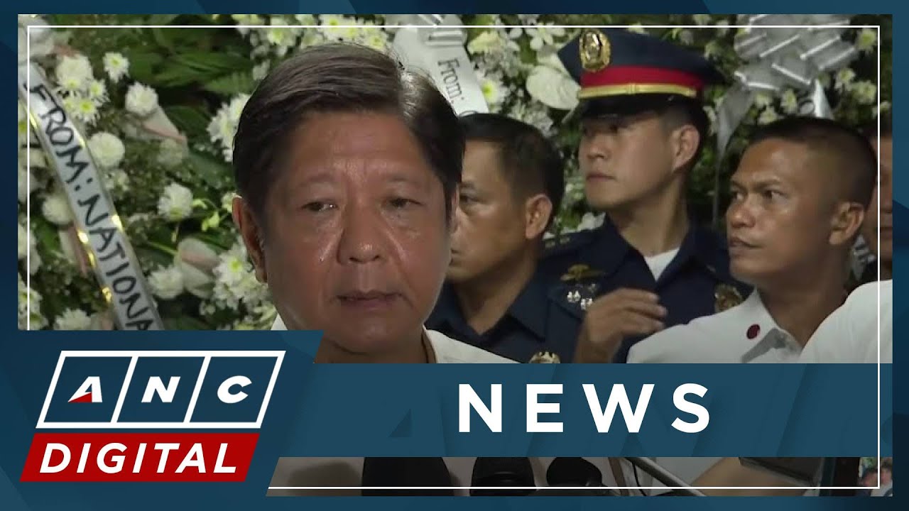 Marcos visits Degamo's wake | ANC - YouTube