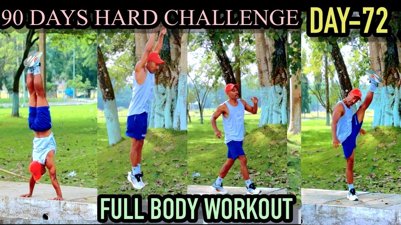 90 days hard challenge Day-72 // Full Body Workout // Lakhan fitness ...