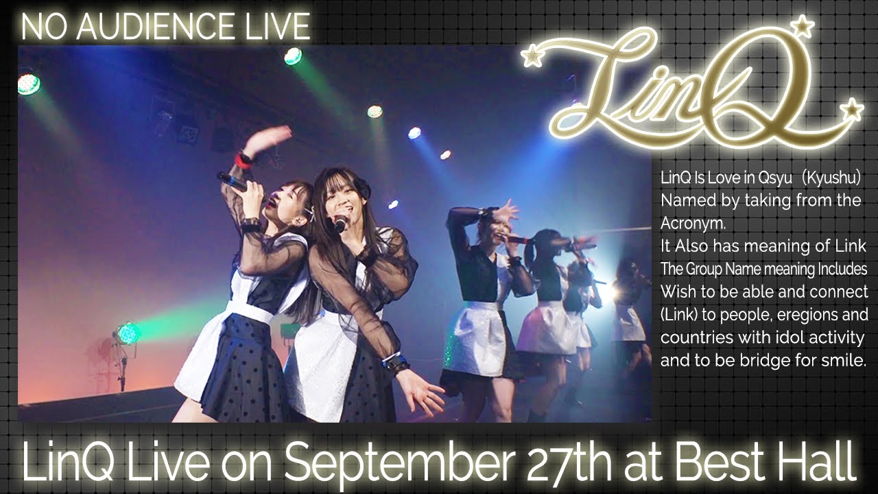 Japanese Idol Group "LinQ" Soro gig (September 27th,2020 ) - YouTube