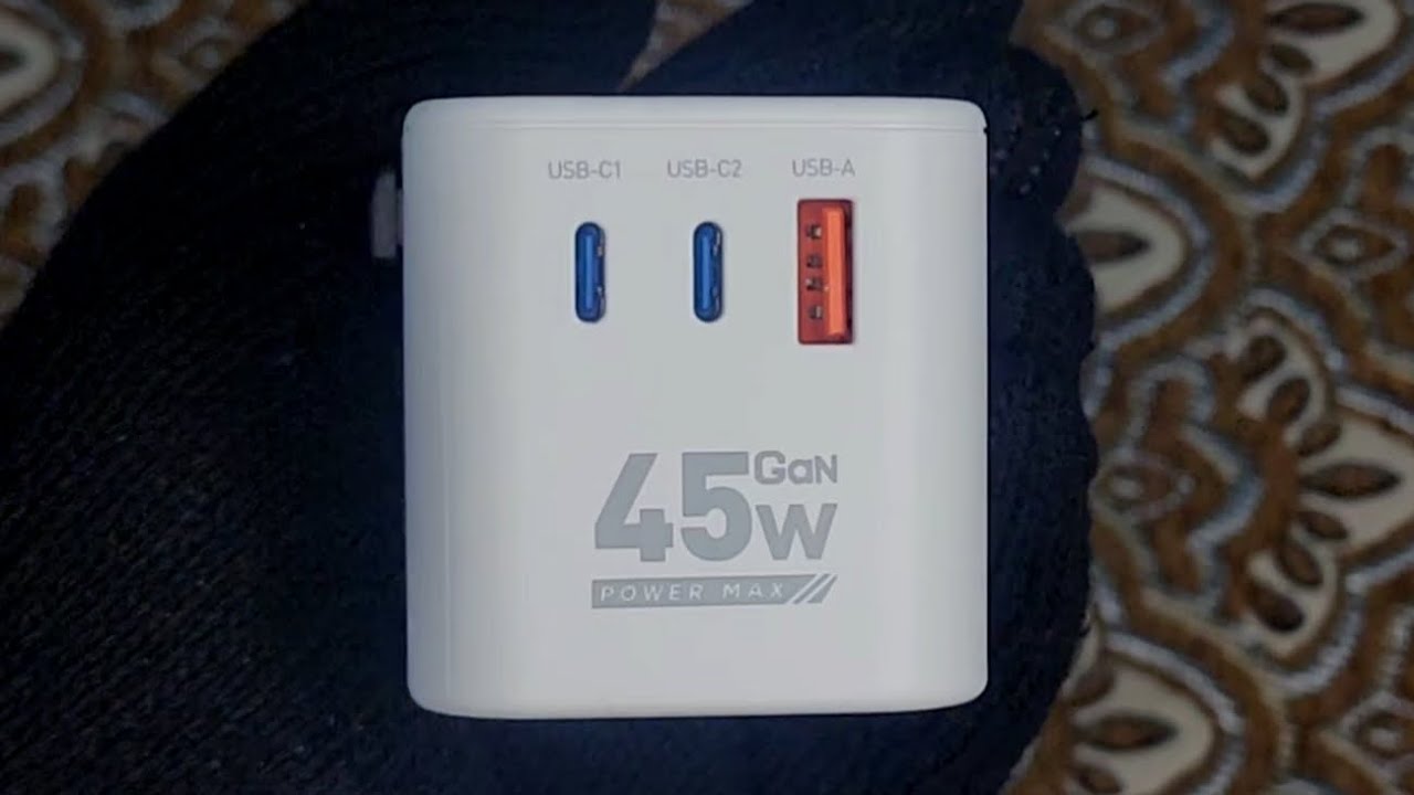 Ldnio Z8 45W GaN 3 USB Charging Adapter | Super Fast Charging | Fast ...