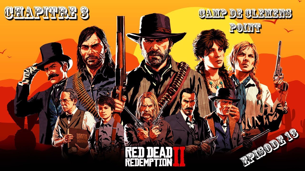 Red Dead Redemption II - EP13 - Chapitre 3 - Camp de Clemens Point ...