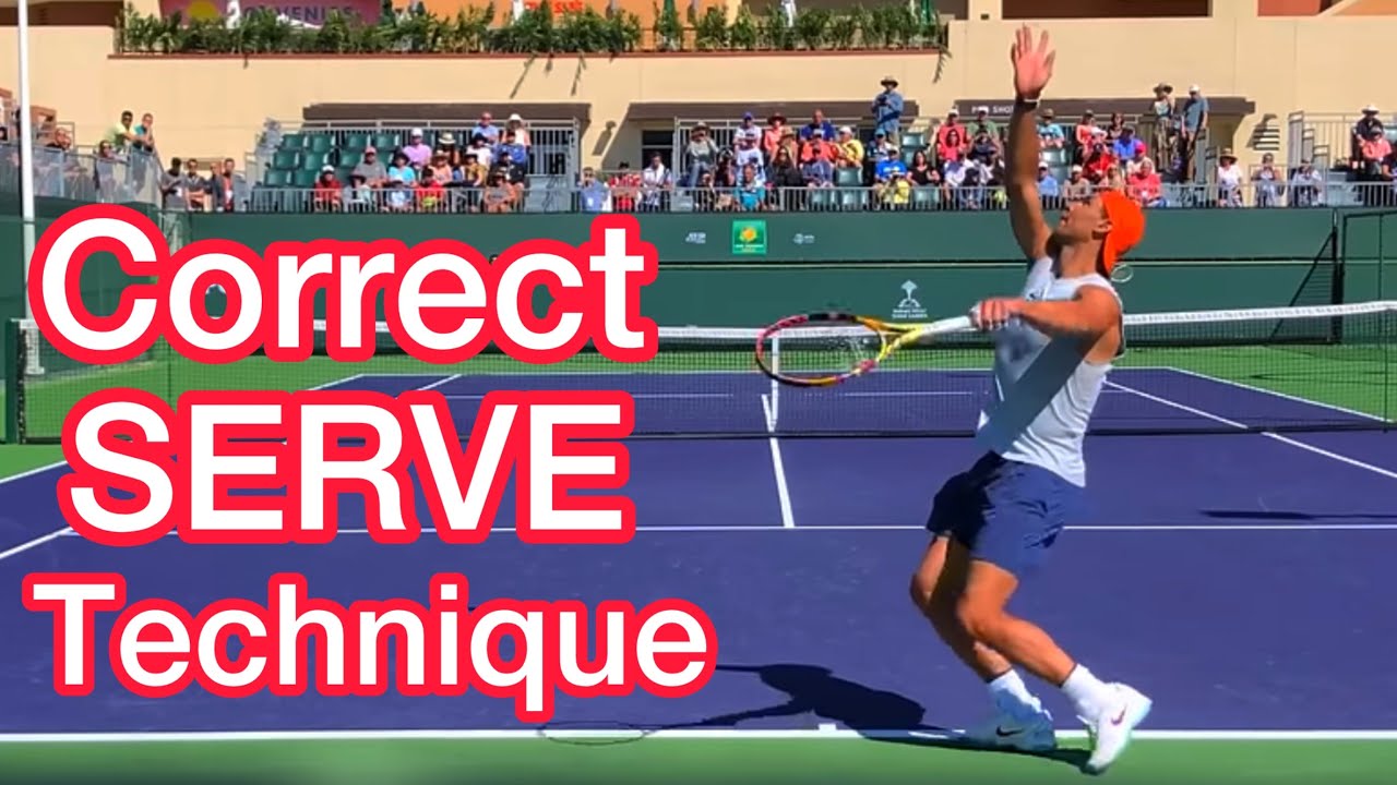 What’s The Proper Serve Finish? (Tennis Technique Explained) - YouTube