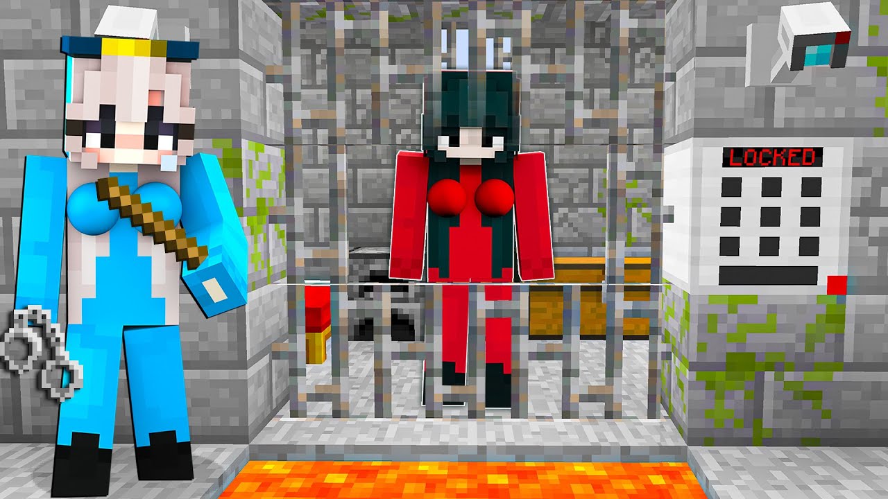 Cash and Nico in a 24 HOUR PRISON in Minecraft! - YouTube