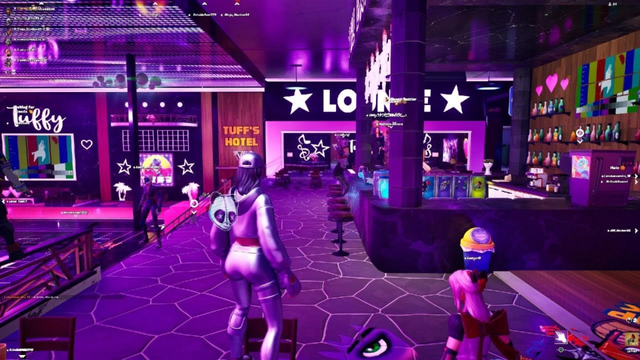 Fortnite Tuff's Club creative chill - wait till the end toxic gets ...