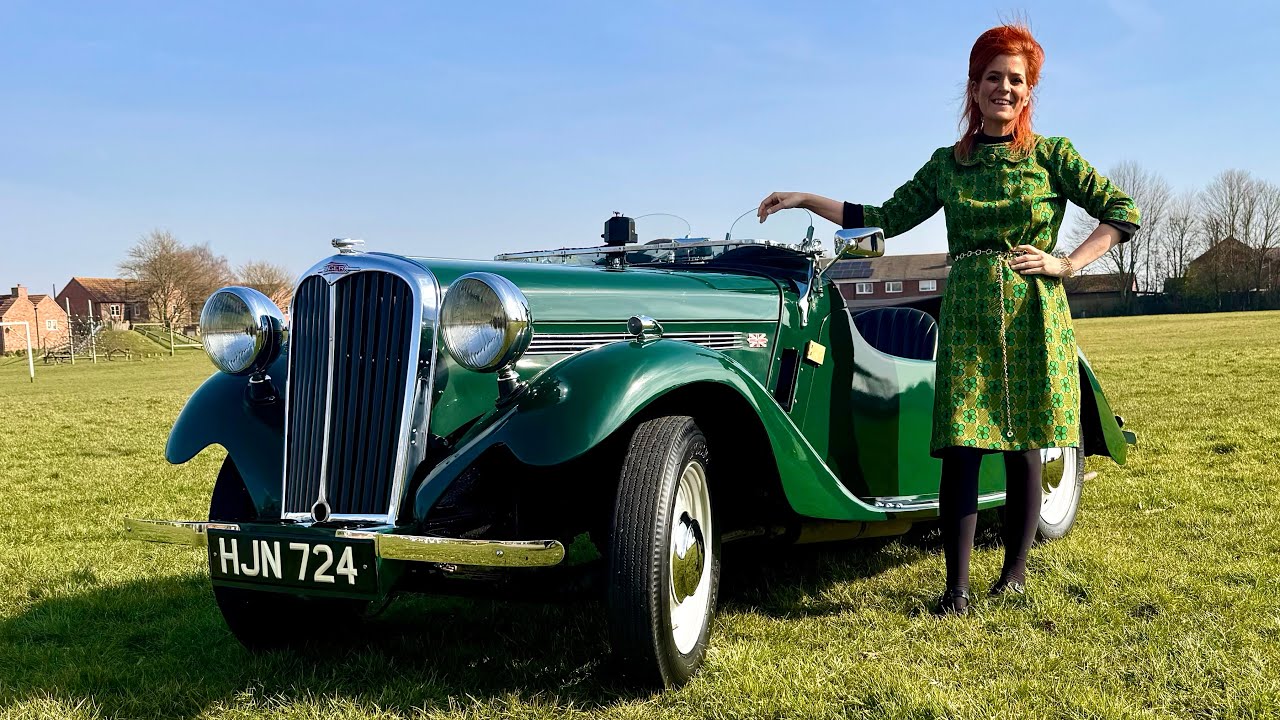 40s Singer 9 Roadster - a British sports car / sporting saloon - YouTube