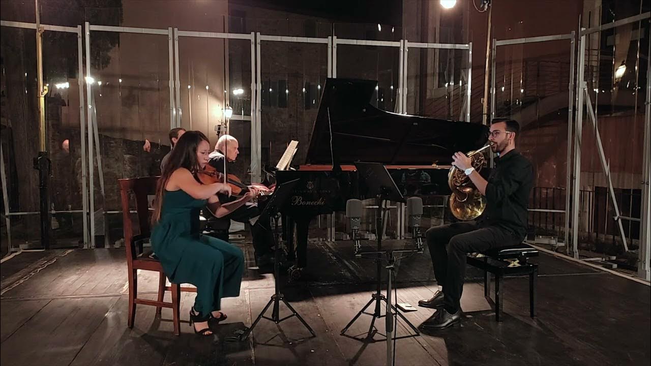 Brahms Trio for Violin, Horn and Piano, op. 40 - YouTube