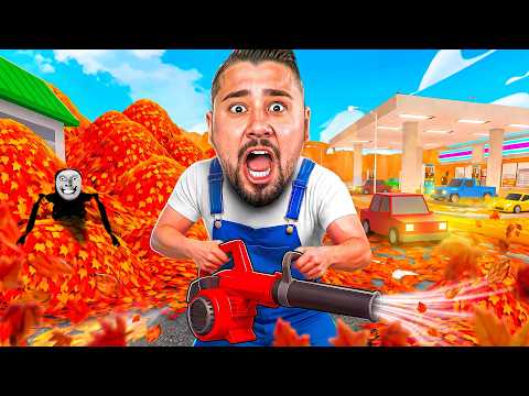 REINIGE DIE BLÄTTER in der Tankstelle (Roblox)