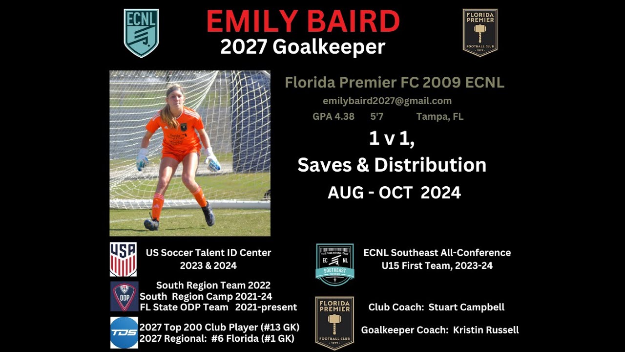 Emily Baird - Aug - Oct Highlights - YouTube