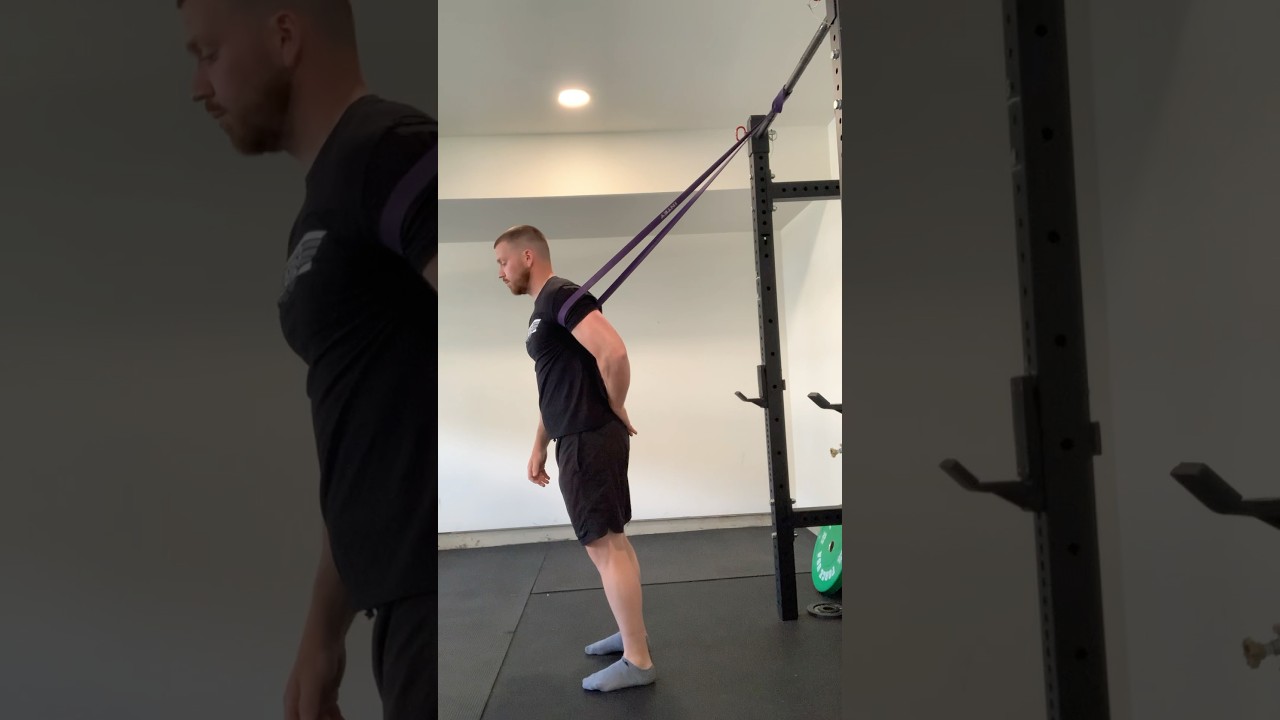 Functional Shoulder IR Stretch with Posterior Glide - YouTube