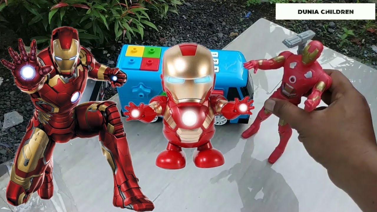 120. Mainan anak super hero iron man - YouTube