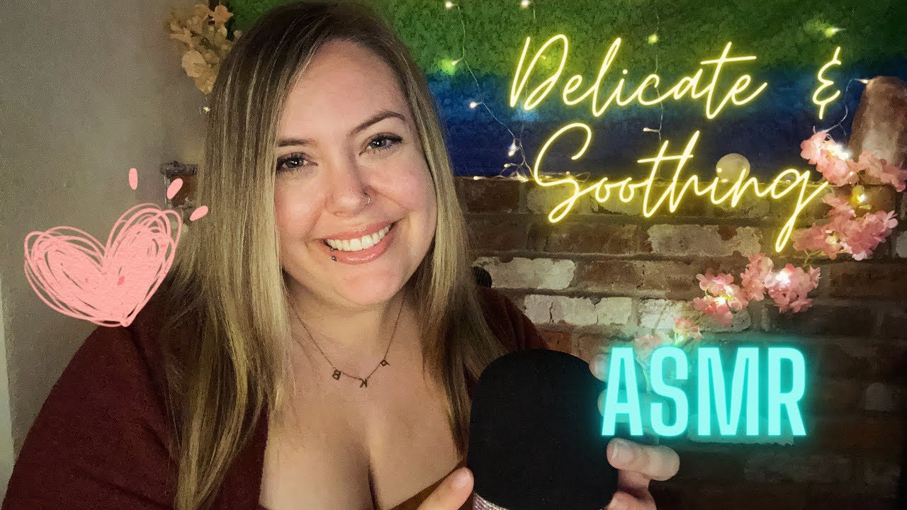 {ASMR}Delicate Inaudible Whispers, Mouth Sounds, & Scratchy Triggers with Chat 😴 - YouTube