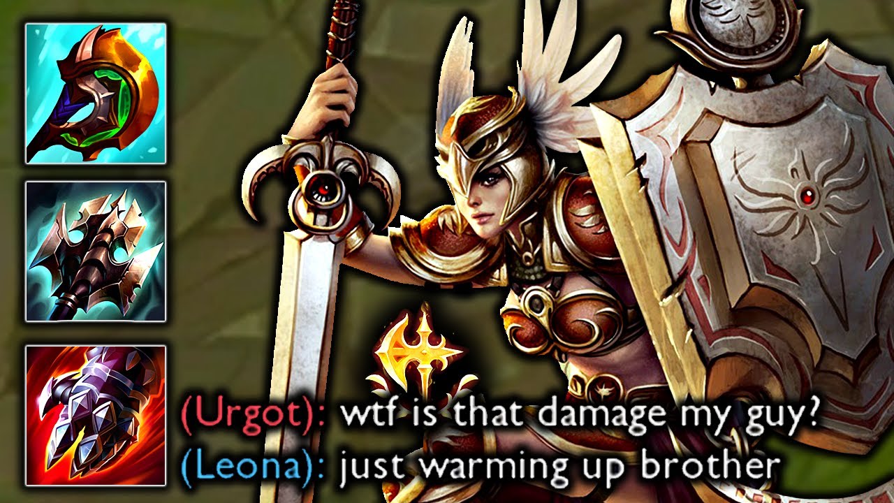 NERF BRUISER LEONA (IMMORTALITY + INSANE DAMAGE) - YouTube