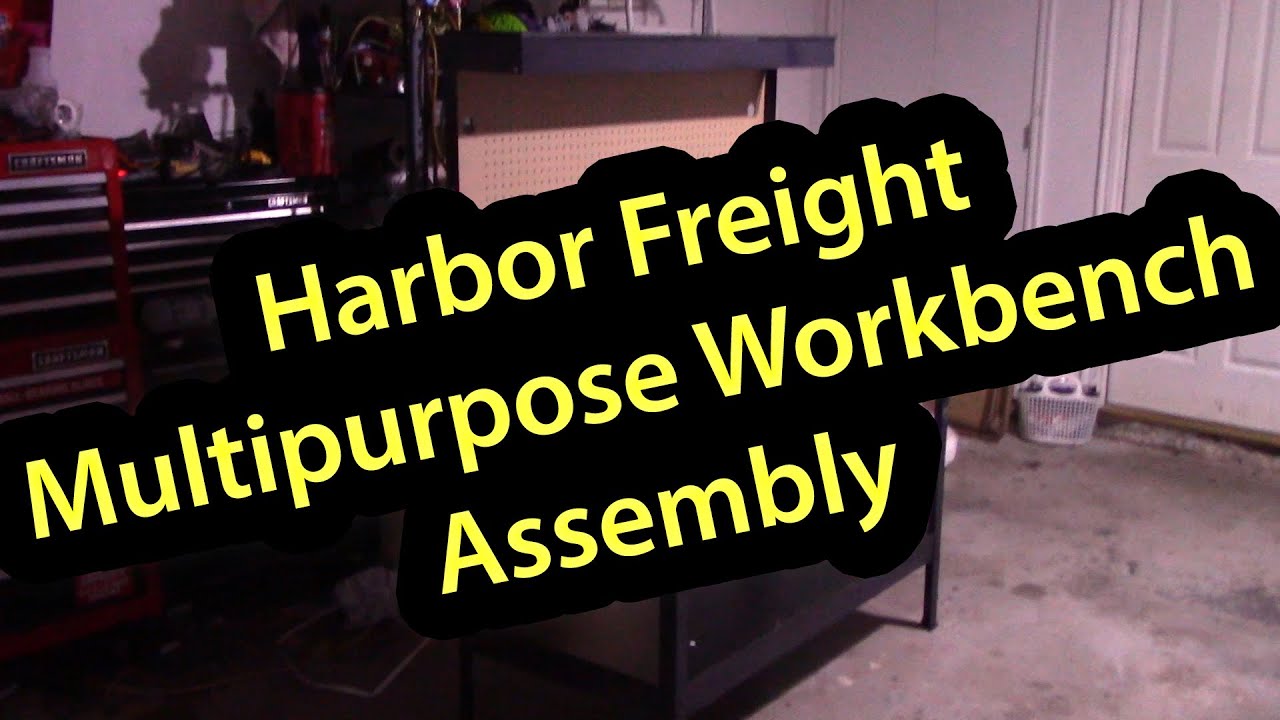 Building the Harbor Freight Workbench - YouTube