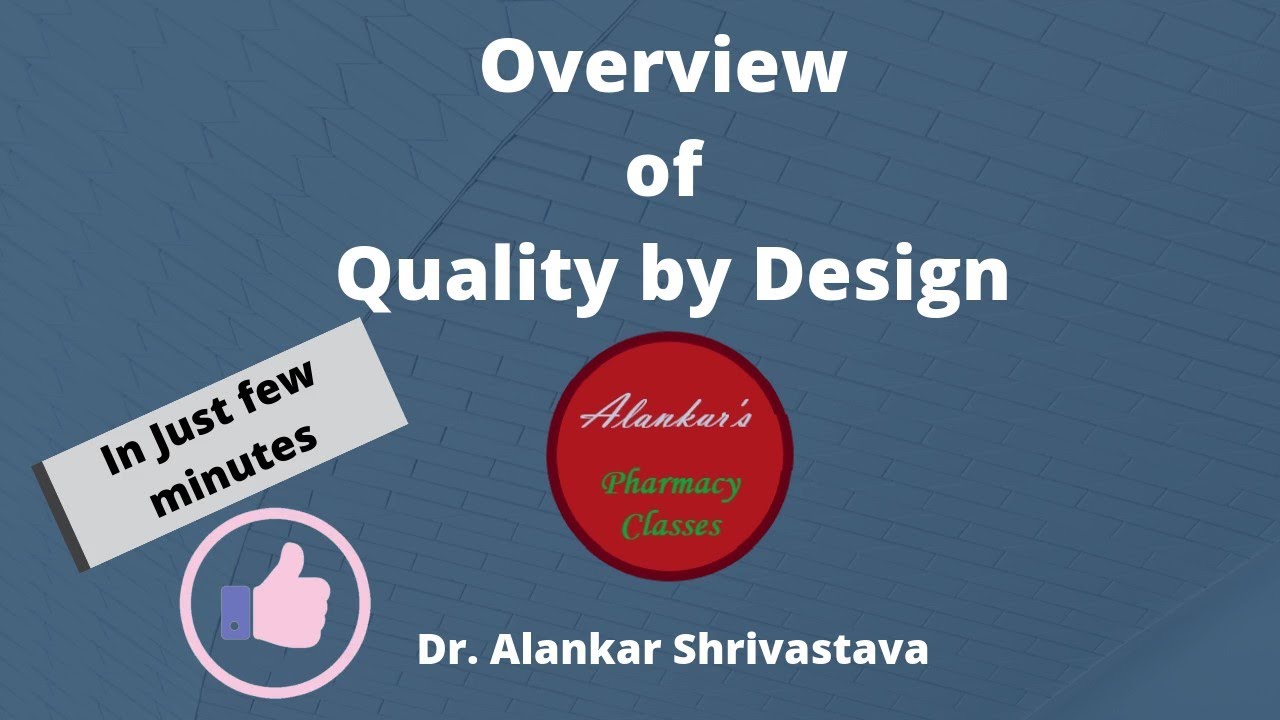 Quality by Design in Pharmaceutical Industry - YouTube