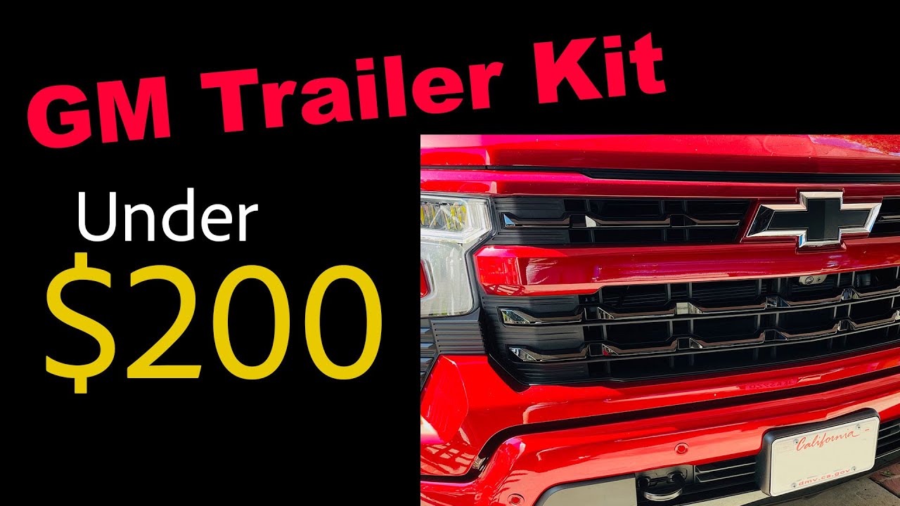 GM Sierra / Silverado Trailer Camera Hack 1500, 2500, 3500 - YouTube