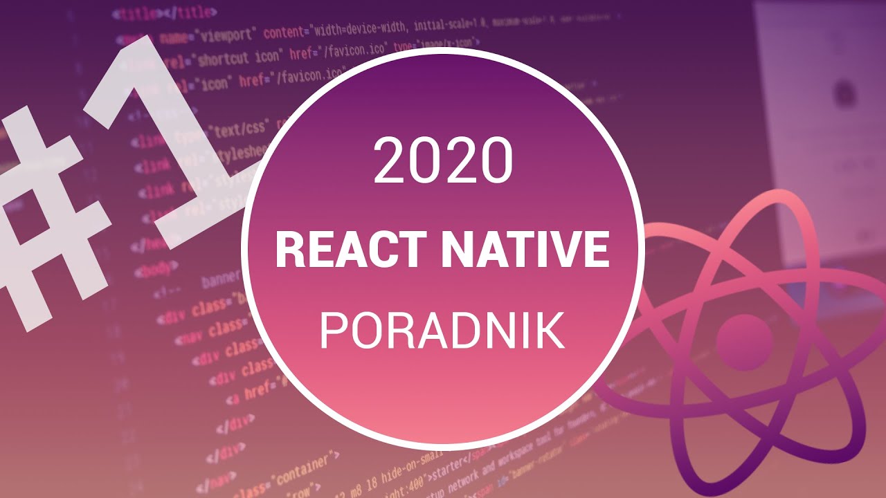 Kurs React Native podstawy #1 | Tworzenie projektu - YouTube