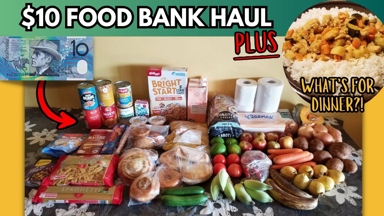 FOOD BANK HAUL! Friday's Fruity $10 Food Pantry Haul PLUS Dinner ...
