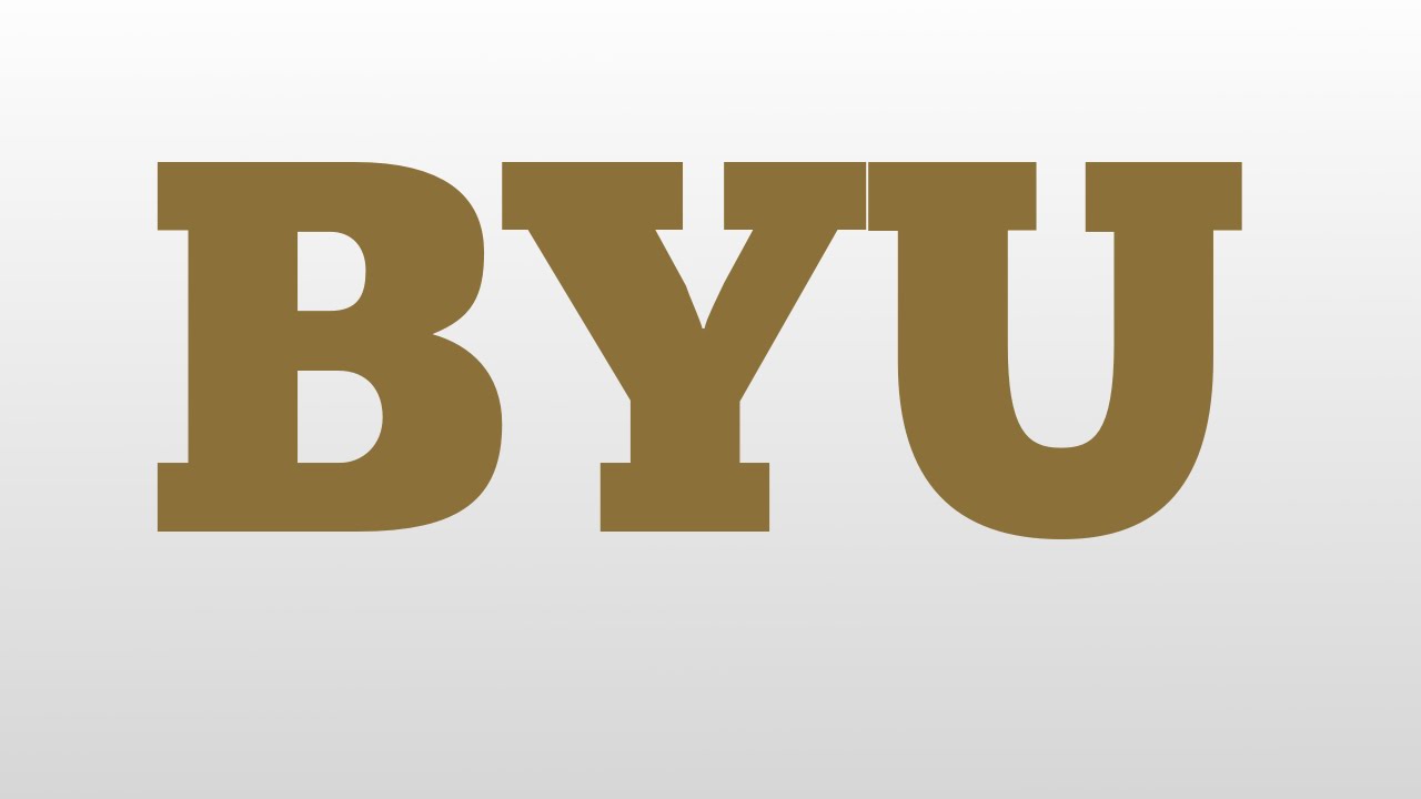 BYU meaning and pronunciation - YouTube