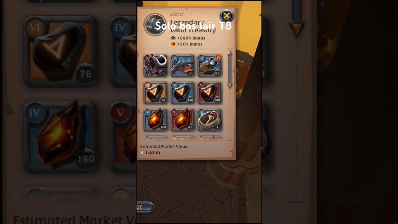 albion -Solo bos lair 1.8M legendary chest #albiononline #soloboslair # ...