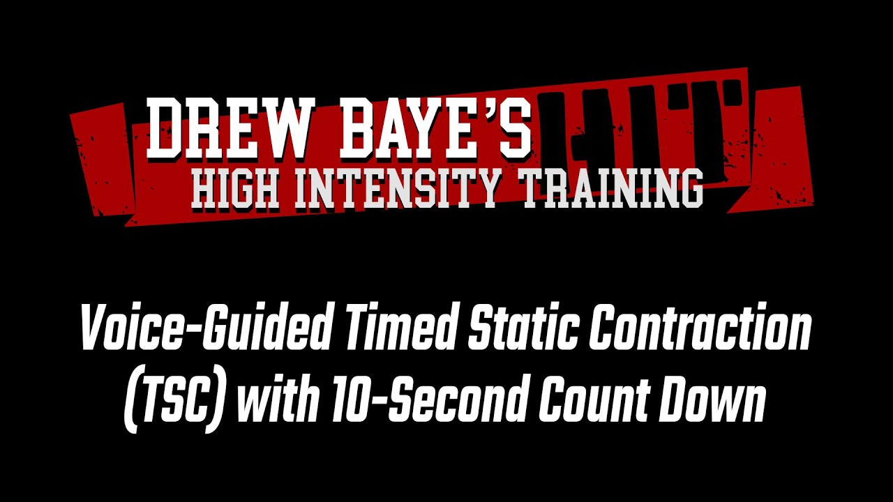 Voice-Guided Timed Static Contraction with 10-Second Count Down - YouTube