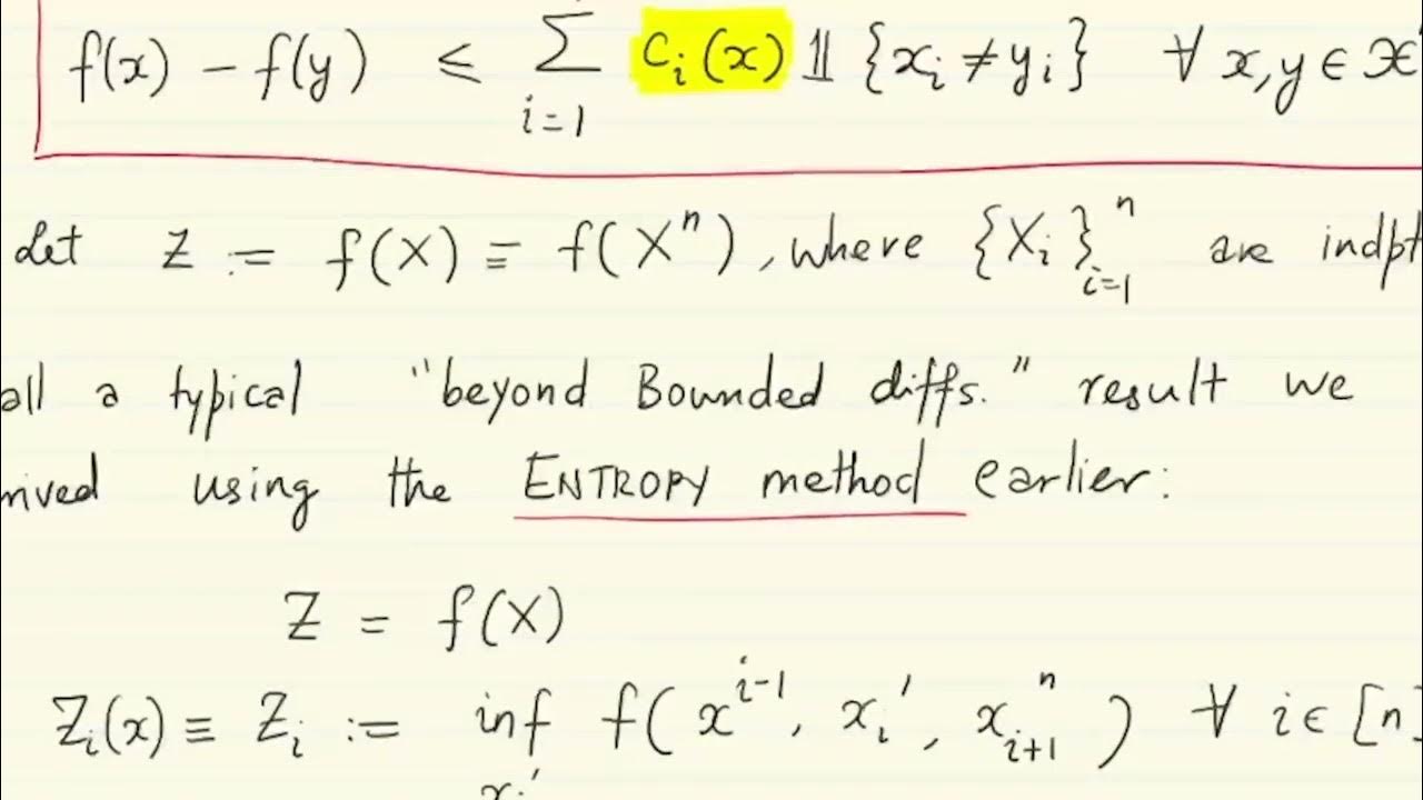 Concentration bounds for functions beyond bounded difference... #ch19 #swayamprabha - YouTube