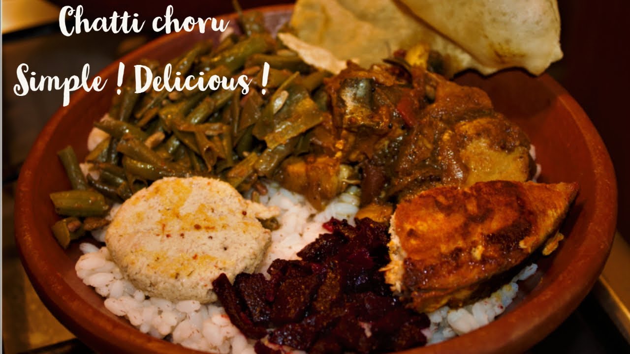 WHAT'S FOR LUNCH ????? II KERALA STYLE SIMPLE CHATTI CHORU - YouTube