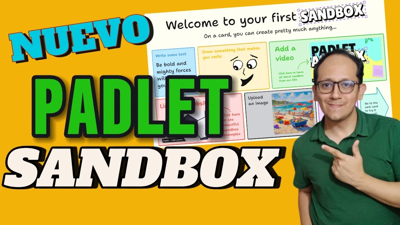 🚀 Padlet Sandbox ¡Crea imágenes y audio con IA, graba Video y más! Guía ...