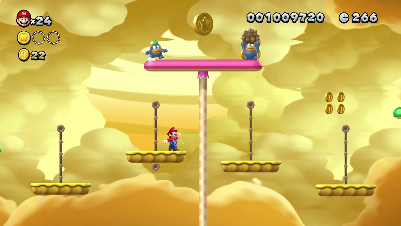 New Super Mario Bros U Deluxe Layer-Cake Desert 5 Dry Desert Mushrooms ...