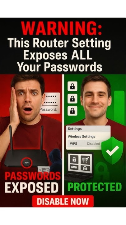 WARNING: This Router Setting Exposes ALL Your Passwords #shorts - YouTube