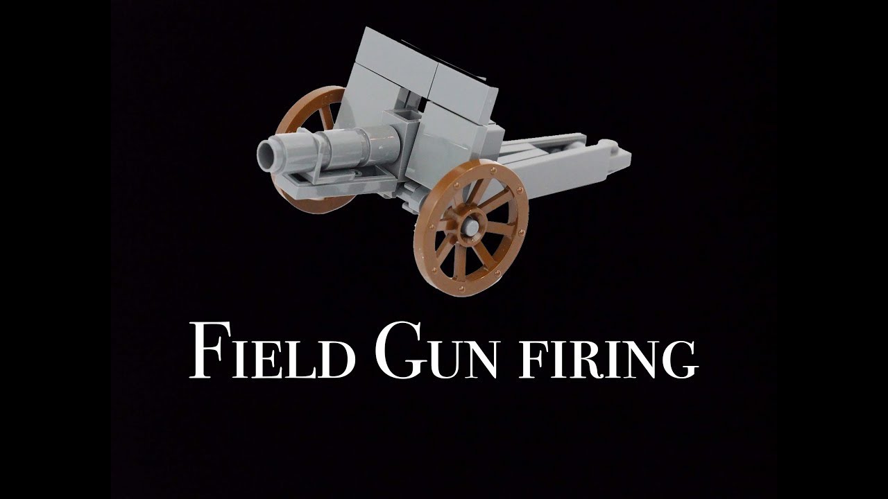 Lego WWI Field Gun Firing - YouTube