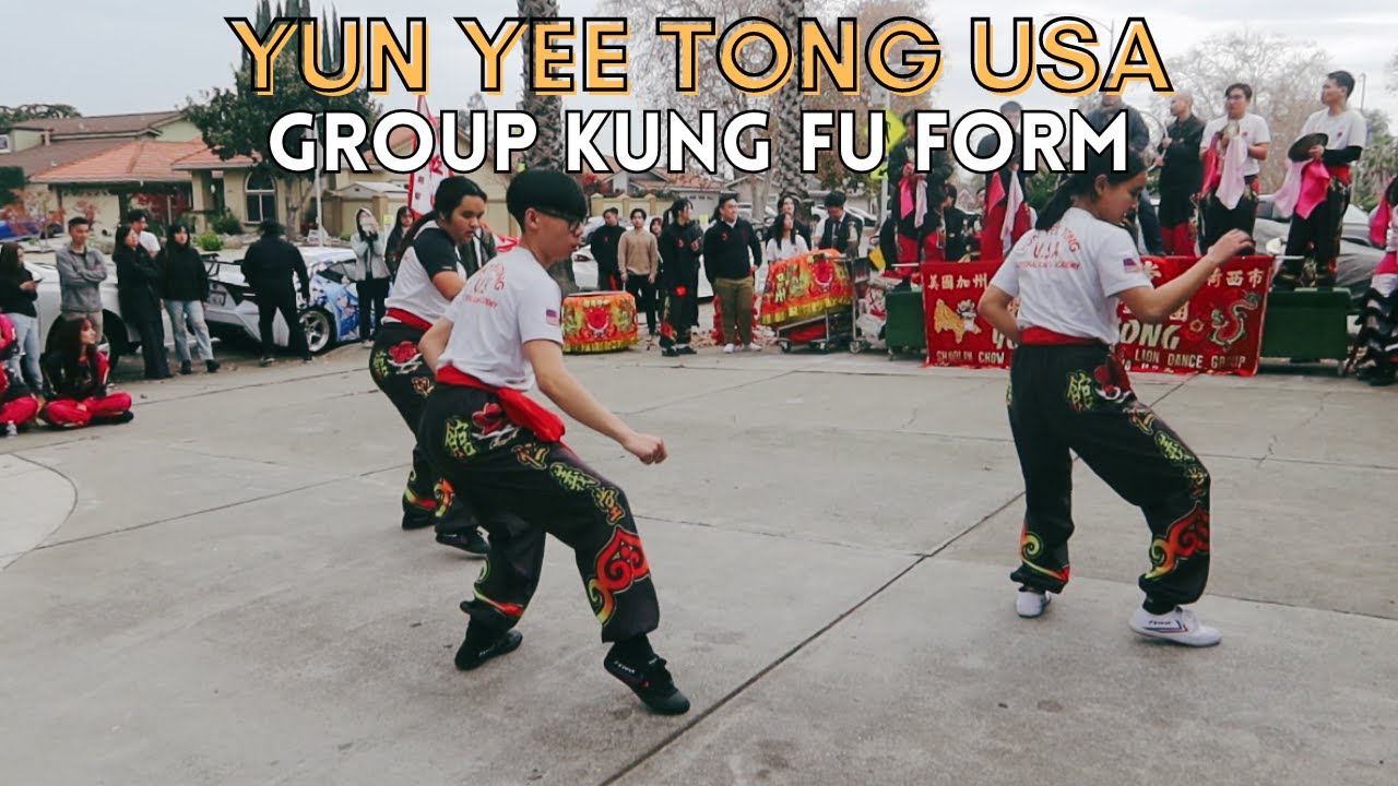 Yun Yee Tong USA 美國加州周舘仁義堂傳統功夫學院 Martial Arts Kung Fu Group Hand Form ...