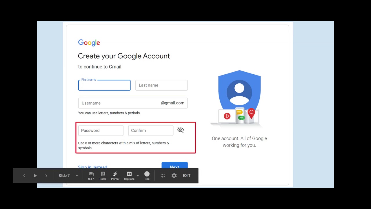 Creating a Email Account Swahili - YouTube